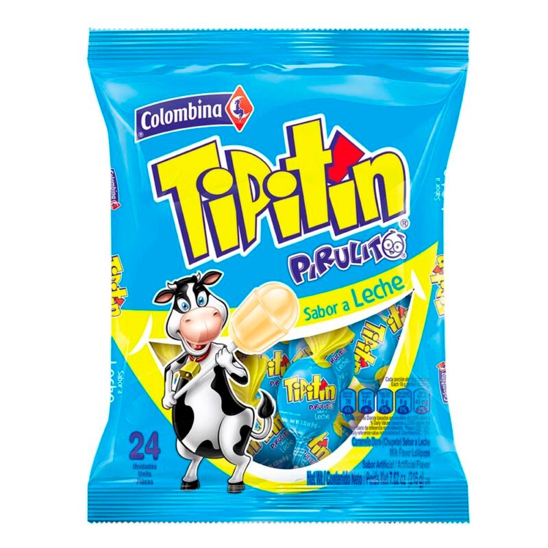 Pirulito Leche x 24 uds. 216g. - Distribuidora Dicoha | Bogotá Colombia