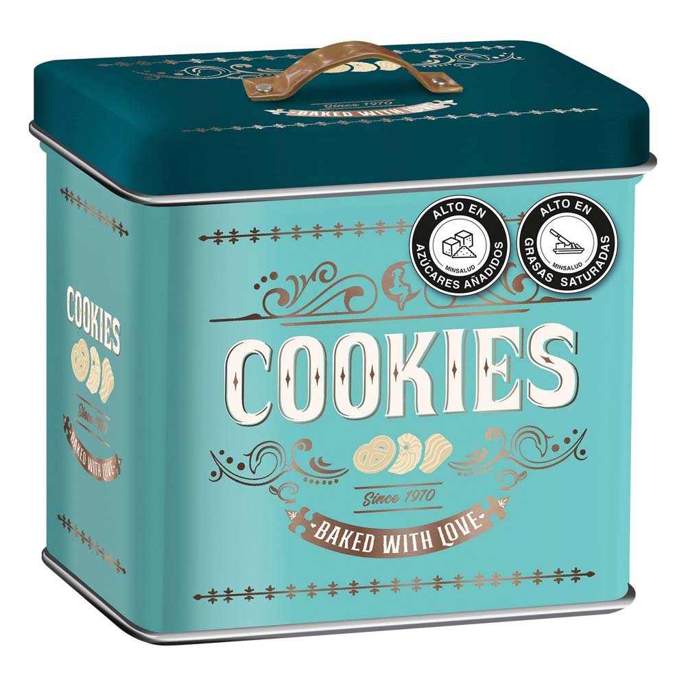 Cookies Lata Navidad 200g - Distribuidora Dicoha | Bogotá Colombia