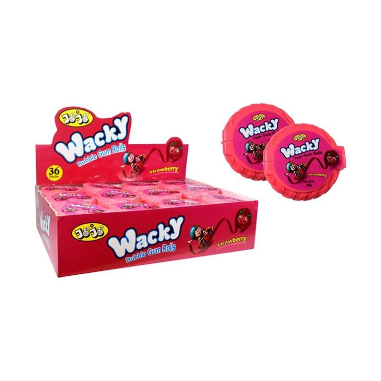 Chicle Wacky Rollo/ Fresa- Morazul-Manzana X40 unds - Distribuidora ...