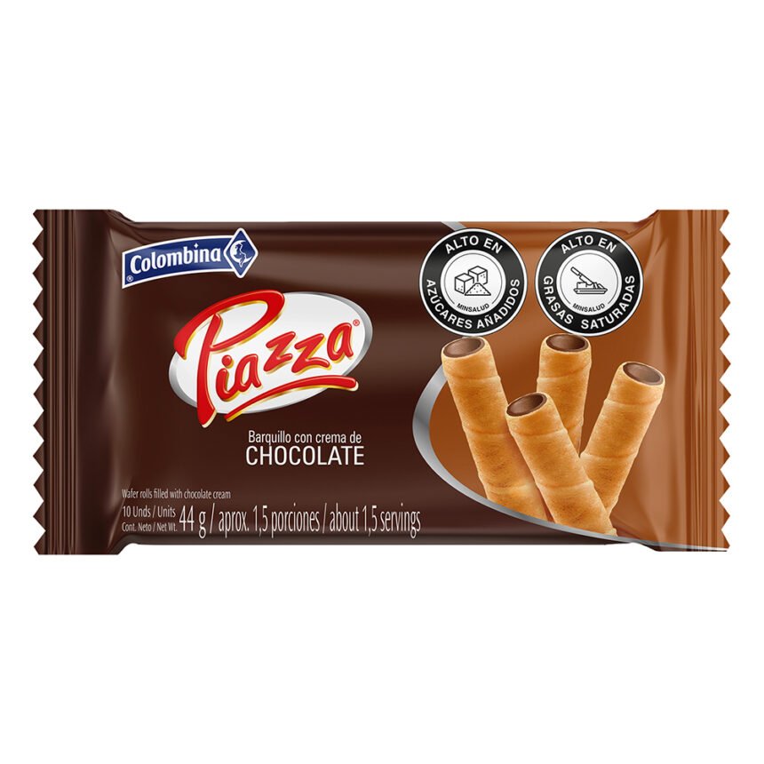Piazza Chocolates Bandeja x10 barquillos- 45 g - Distribuidora Dicoha ...