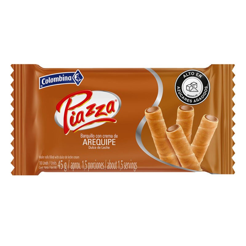 Piazza Arequipe Bandeja x10 barquillos- 45 g - Distribuidora Dicoha ...