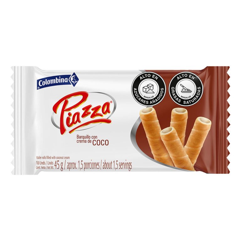 Piazza Chocoleche Bandeja x10 barquillos- 45 g - Distribuidora Dicoha ...