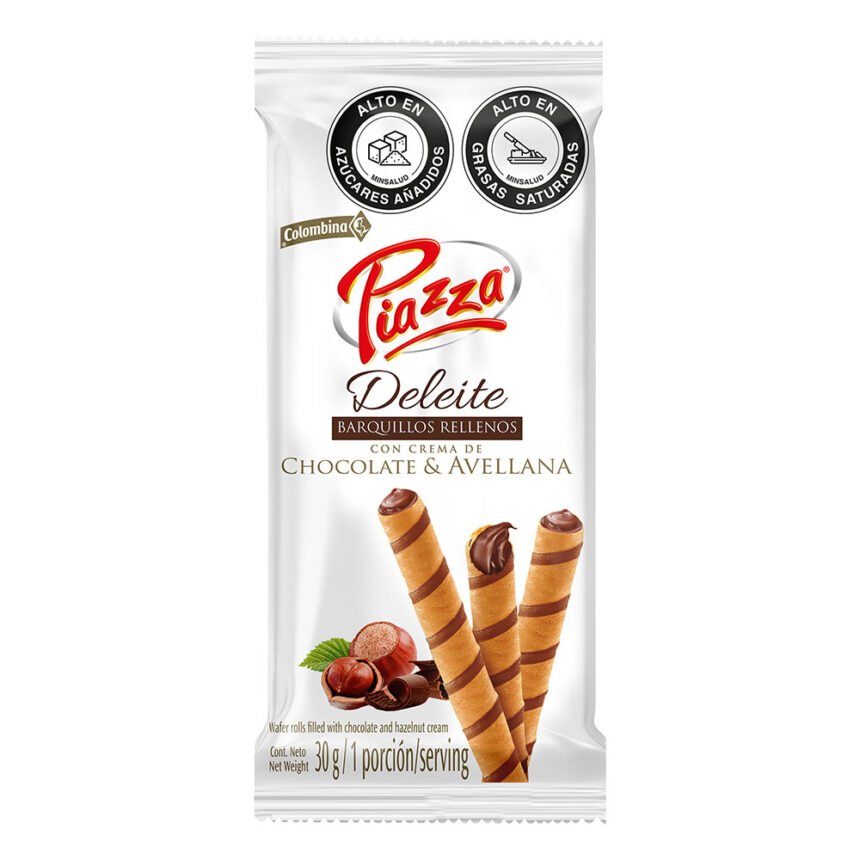 Piazza Deleite Rellenos de Chocolate y Avellana 30 g - Distribuidora ...