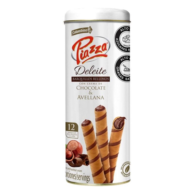 Piazza Deleite Lata Relleno de Chocolate y Avellana 120 g ...