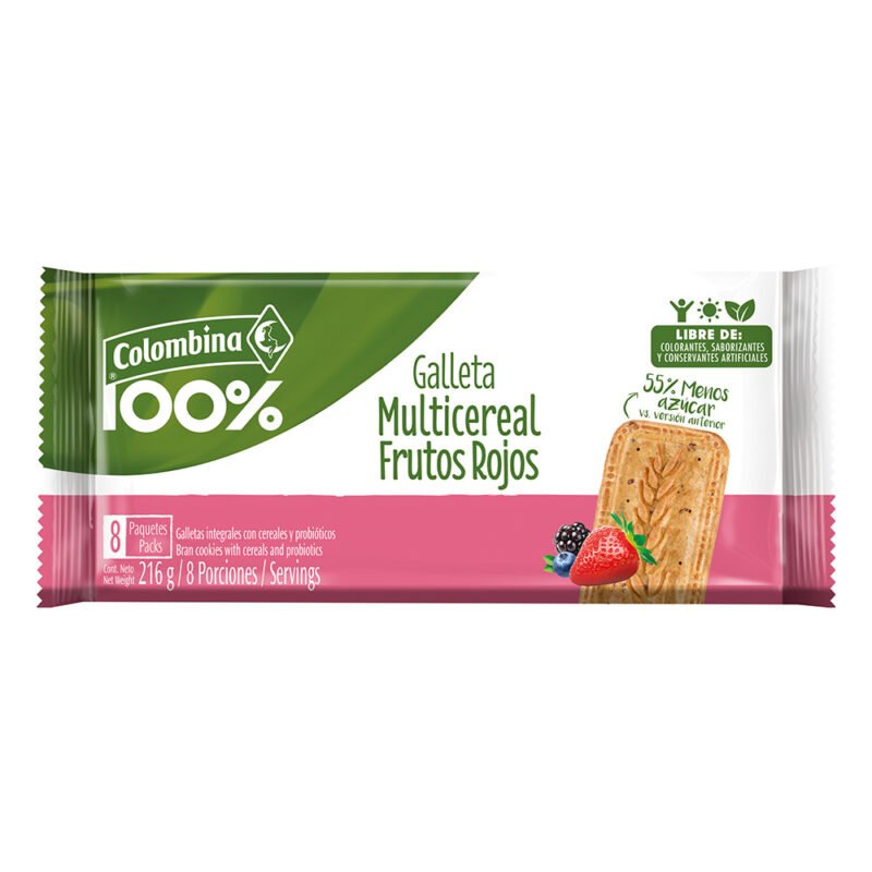 Crakeñas Multicereal Frutos Rojos 8 uds - Distribuidora Dicoha | Bogotá ...