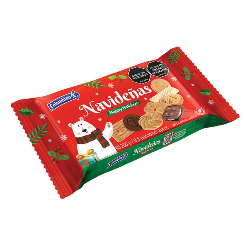 Galleta Navideña Colombina x 200GR- Caja x 24 Displays - Distribuidora ...