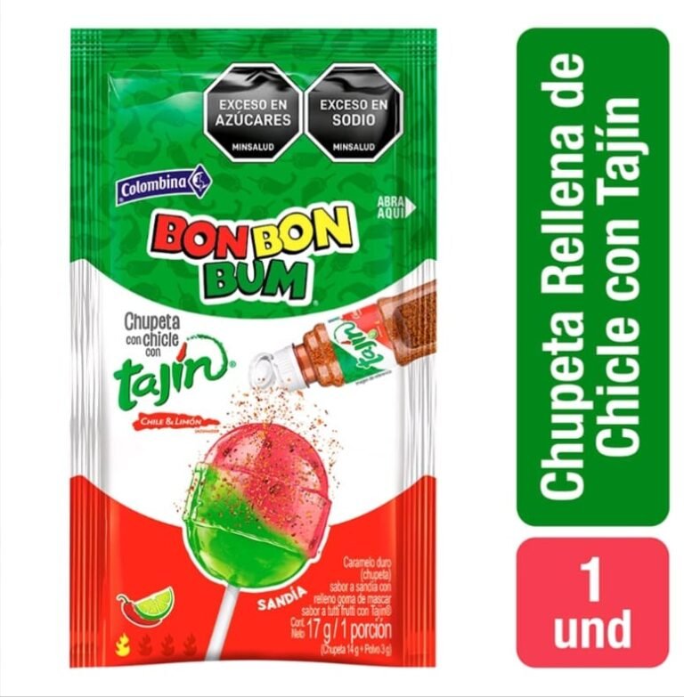 Bon Bon Bum Tajín x12unds/ P.12 - Distribuidora Dicoha | Bogotá Colombia